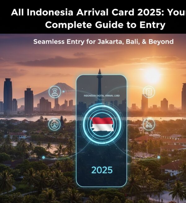 Indonesia Digital Arrival Card One Form Three Declarations